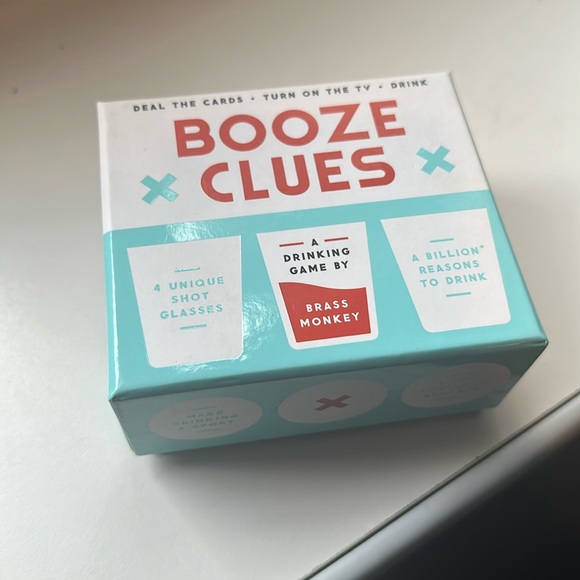brass monkey goods | Games | Brass Monkey Booze Clues Drinking Game Set ...